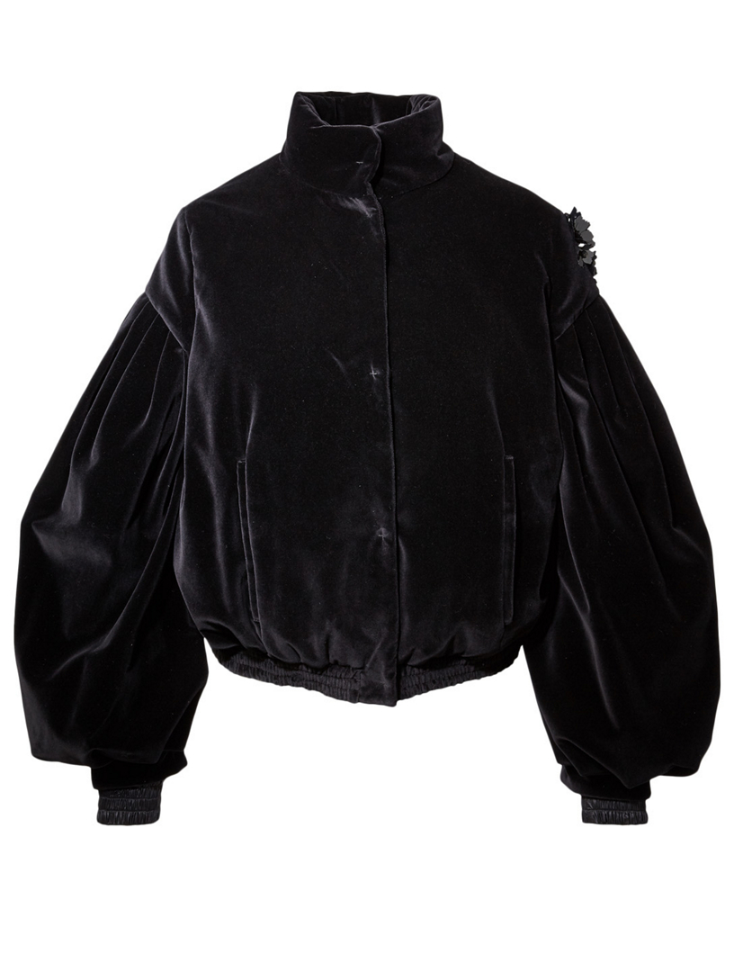 MONCLER GENIUS 4 Moncler x Simone Rocha Theresa Velvet Bomber Jacket Holt Renfrew