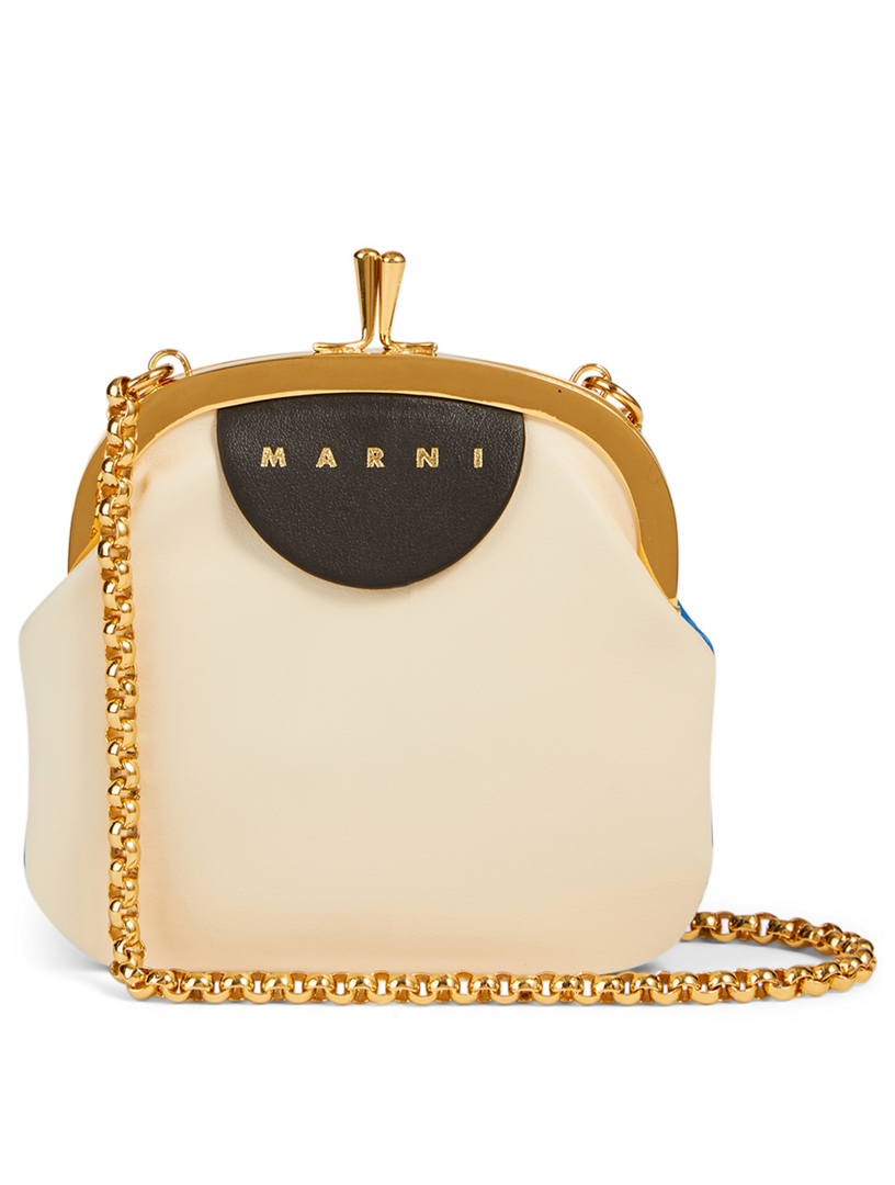 MARNI Frame Leather Chain Pouch Bag | Holt Renfrew