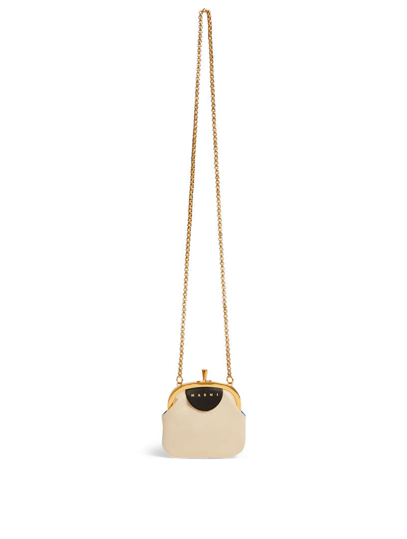 MARNI Frame Leather Chain Pouch Bag | Holt Renfrew