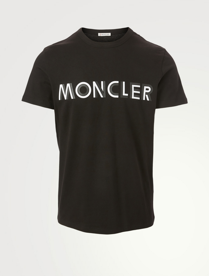 MONCLER Cotton T Shirt With Typeface Logo Holt Renfrew