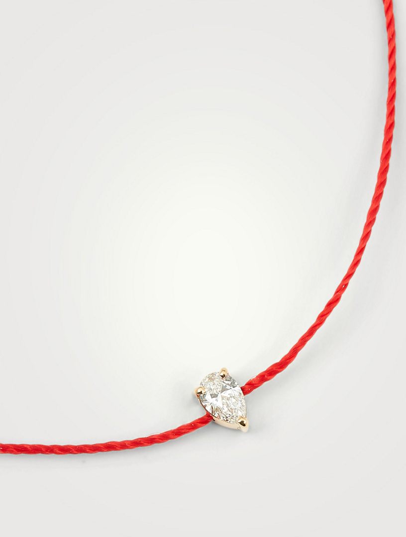 REDLINE Altesse 18K Gold String Bracelet With Diamond | Holt Renfrew