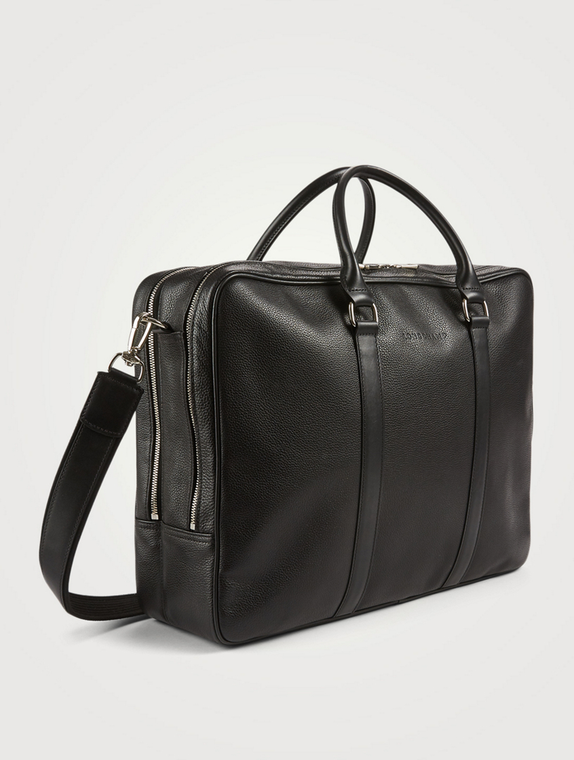 LONGCHAMP Large Le Foulonné Leather Briefcase | Holt Renfrew