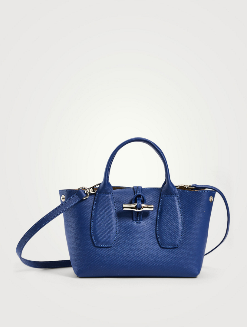 LONGCHAMP Small Roseau Leather Top Handle Bag | Holt Renfrew