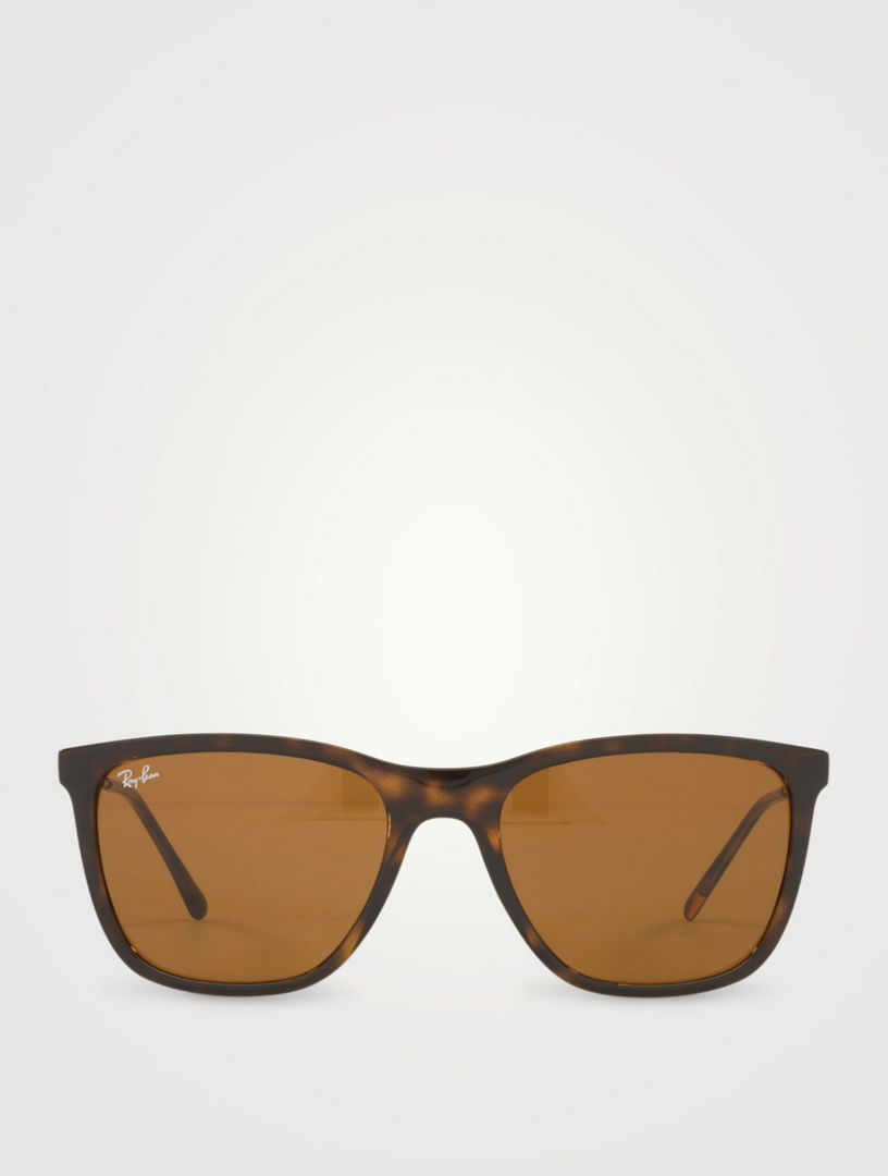 RAY-BAN RB4344 Rectangular Sunglasses | Holt Renfrew