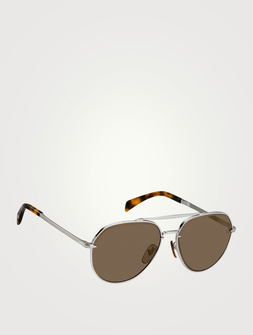 DAVID BECKHAM Aviator Sunglasses | Holt Renfrew