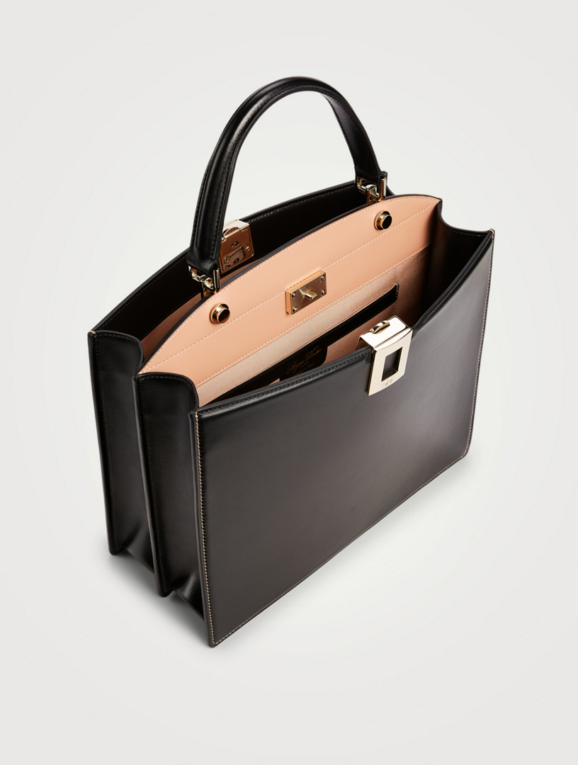 ROGER VIVIER Medium So Vivier Leather Bag | Holt Renfrew