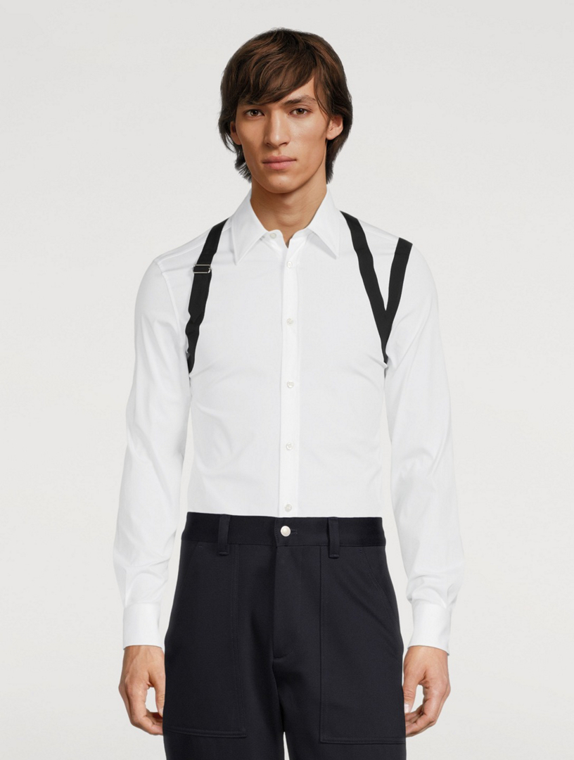 ALEXANDER MCQUEEN Cotton Stretch Harness Shirt | Holt Renfrew
