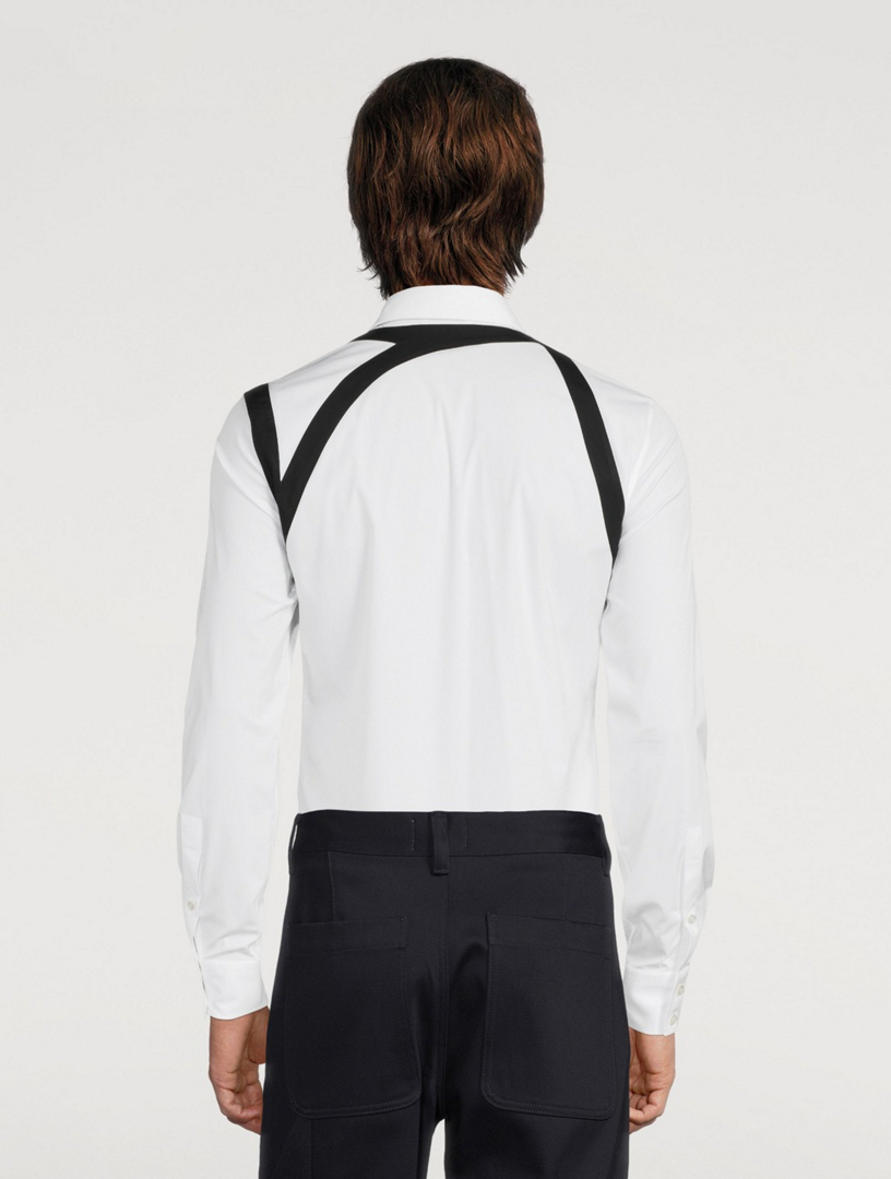 ALEXANDER MCQUEEN Cotton Stretch Harness Shirt | Holt Renfrew
