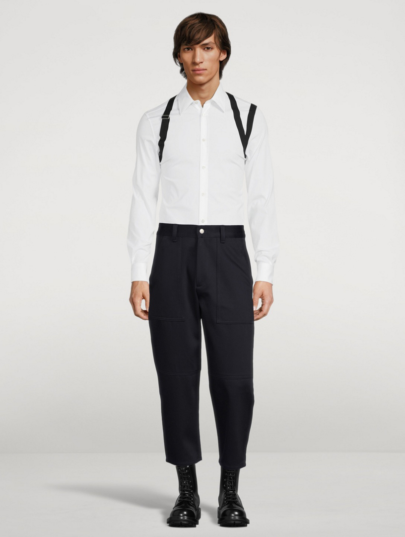 ALEXANDER MCQUEEN Cotton Stretch Harness Shirt | Holt Renfrew