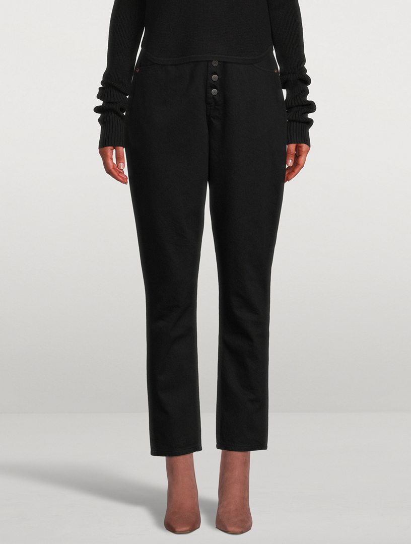 DECADE STUDIO Pamela Slim Tapered-Leg Jeans | Holt Renfrew