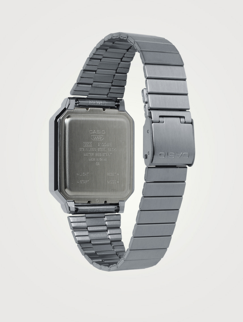 CASIO Casio Vintage Resin And Stainless Steel Watch | Holt Renfrew