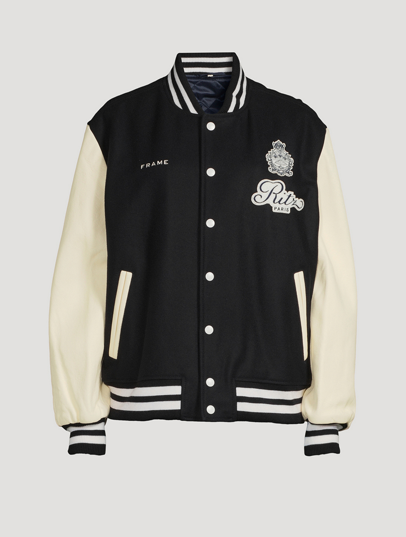FRAME Frame x Ritz Paris Varsity Jacket | Holt Renfrew