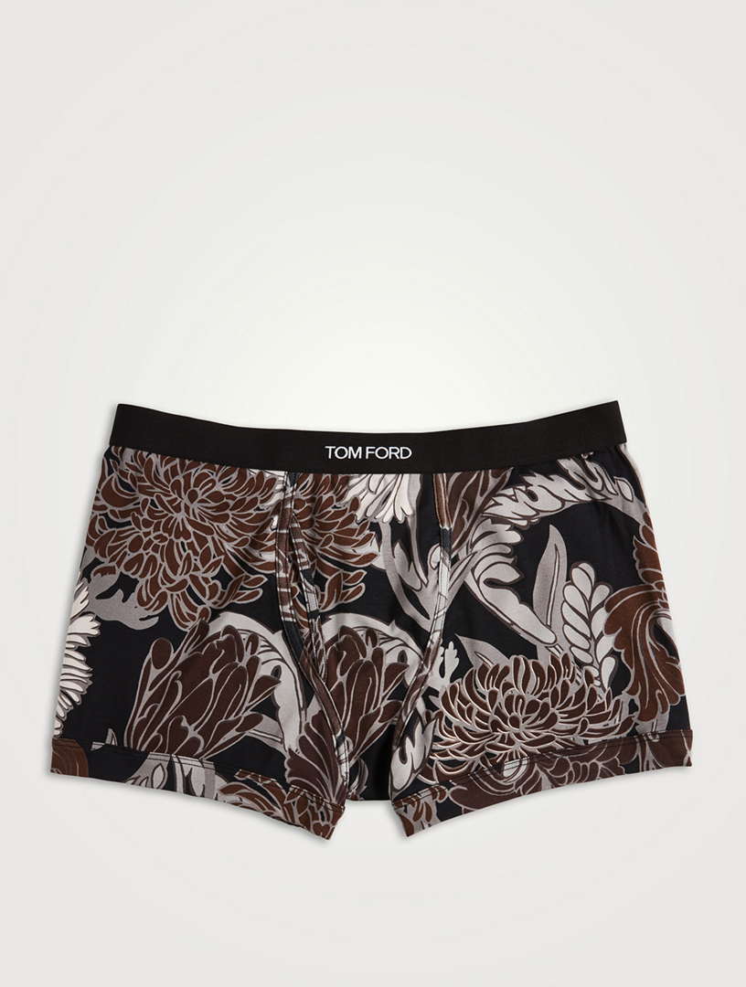 Tom Ford Cotton Stretch Boxer Briefs In Floral Print Holt Renfrew