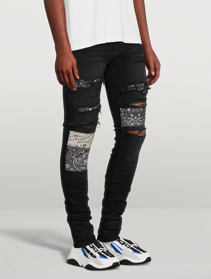 AMIRI Vintage Bandana Artpatch Jeans | Holt Renfrew