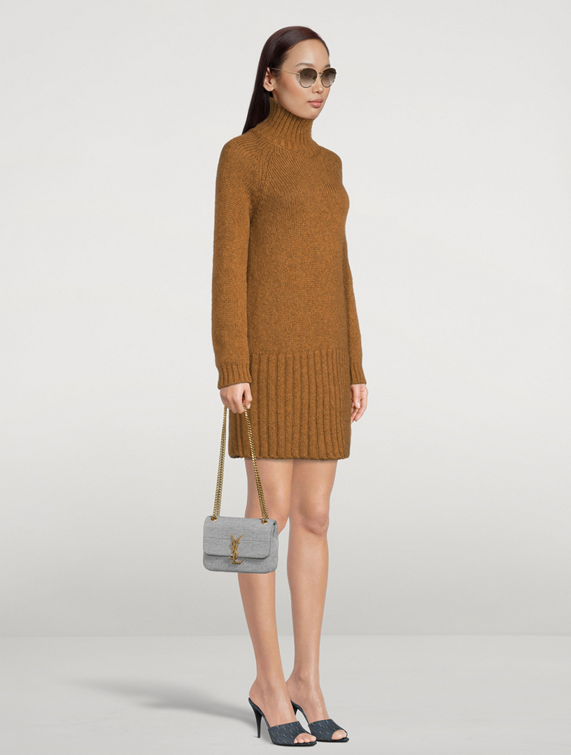 SAINT LAURENT Mini Jamie YSL Monogram Wool Bag | Holt Renfrew