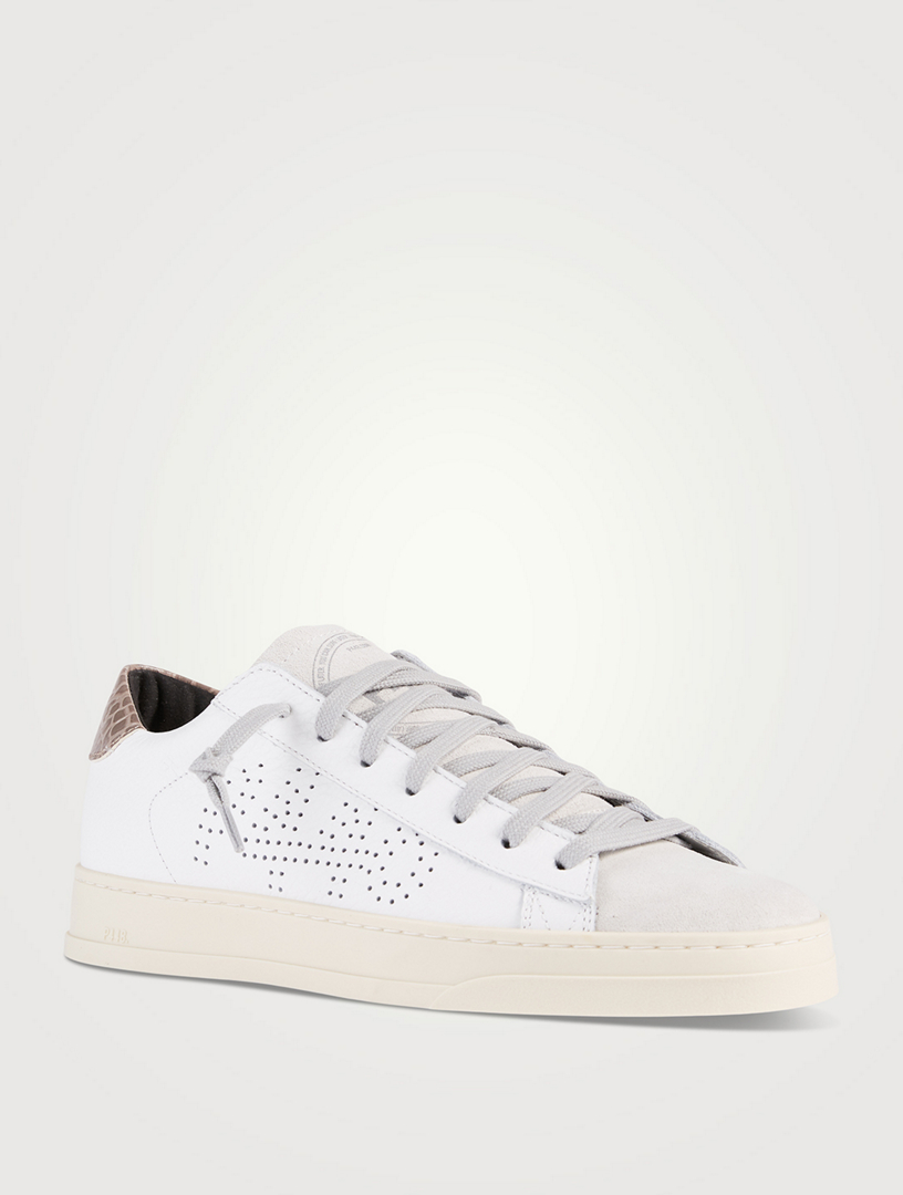 P448 Jack Perforated Leather Sneakers | Holt Renfrew