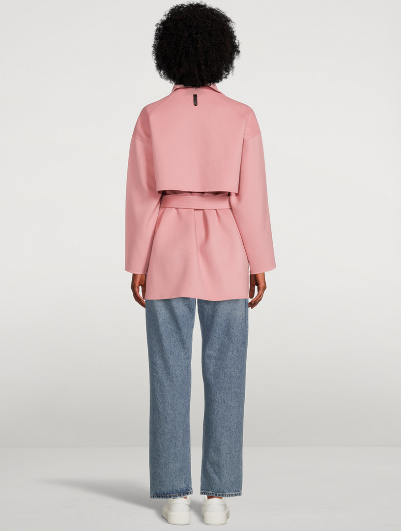 MACKAGE Tyra Belted Wool Wrap Coat | Holt Renfrew
