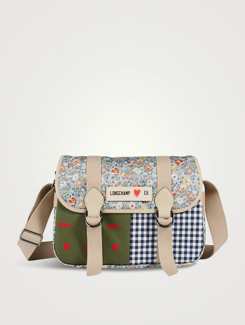 LONGCHAMP Longchamp x EU Patchwork Canvas Crossbody Bag | Holt Renfrew