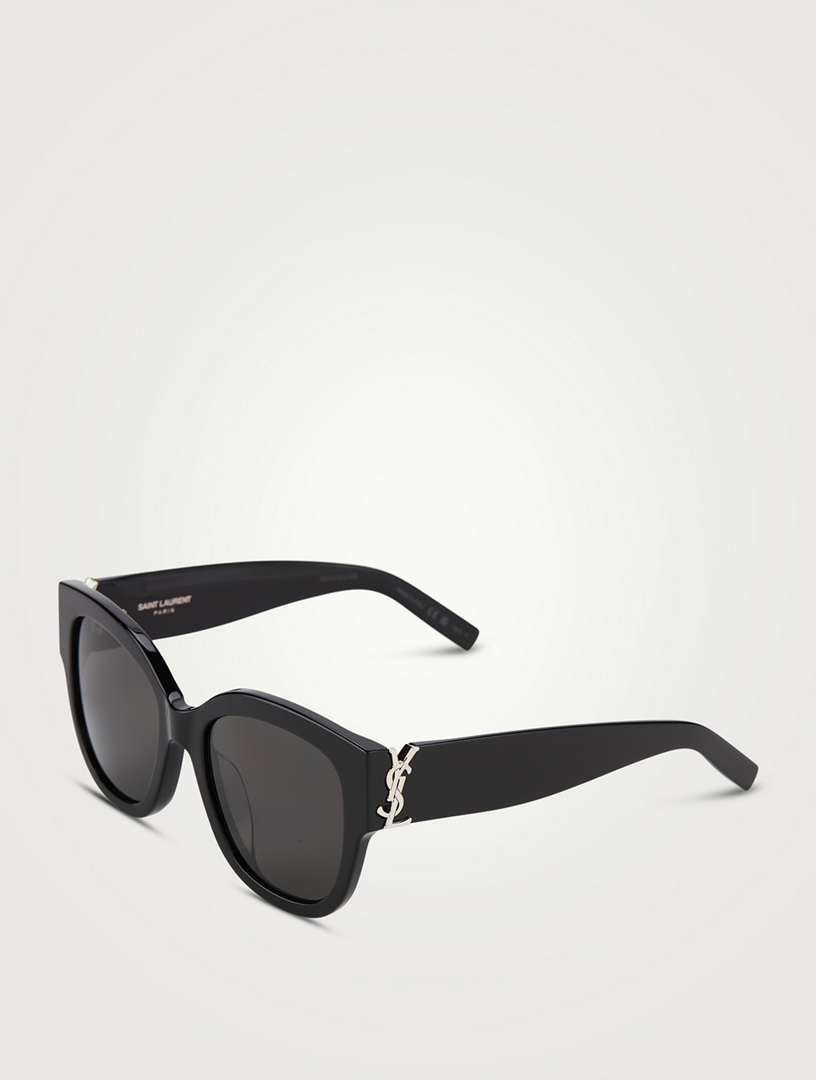 SAINT LAURENT SL M95F YSL Monogram Cat Eye Sunglasses | Holt Renfrew