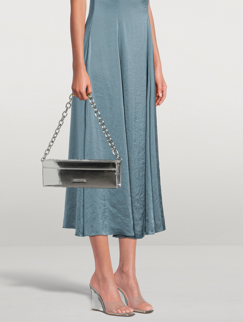 AMINA MUADDI Lupita Glass Clear PVC Wedge Mules | Holt Renfrew