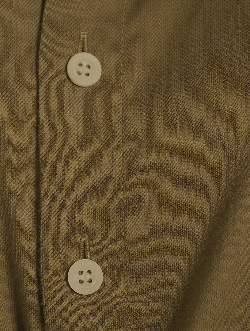 FRAME Twist-Front Midi Dress | Holt Renfrew