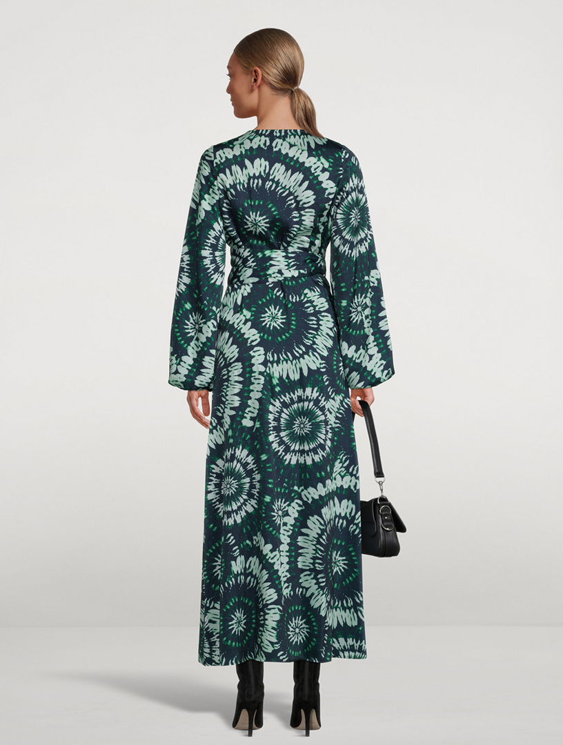 SMYTHE Wrap Dress In Mandala Print | Holt Renfrew