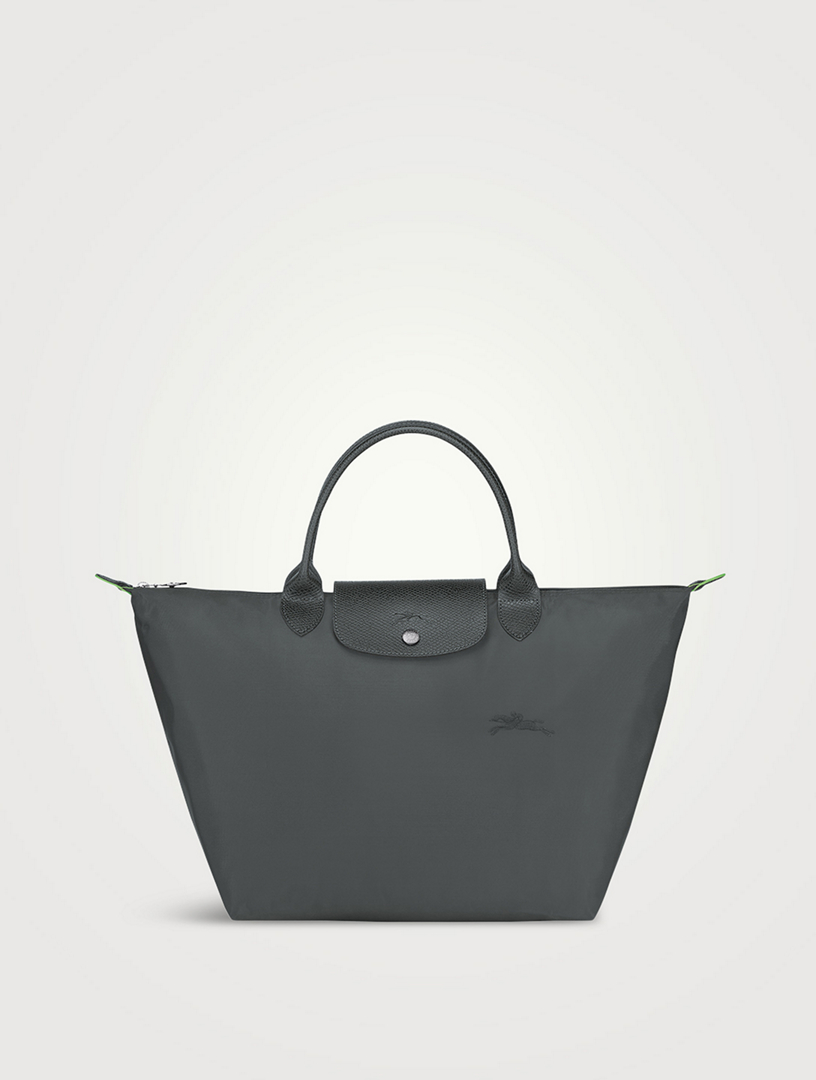 LONGCHAMP Medium Le Pliage Green Top Handle Bag | Holt Renfrew