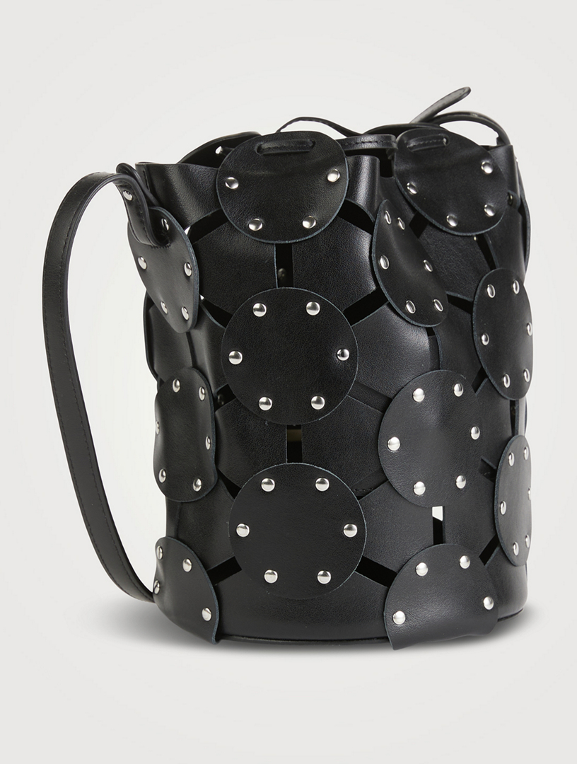 PACO RABANNE Paco Wheel Leather Bucket Bag | Holt Renfrew