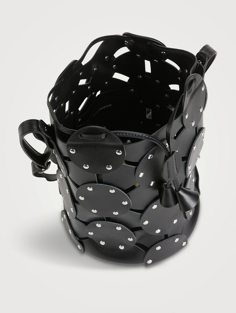 PACO RABANNE Paco Wheel Leather Bucket Bag | Holt Renfrew