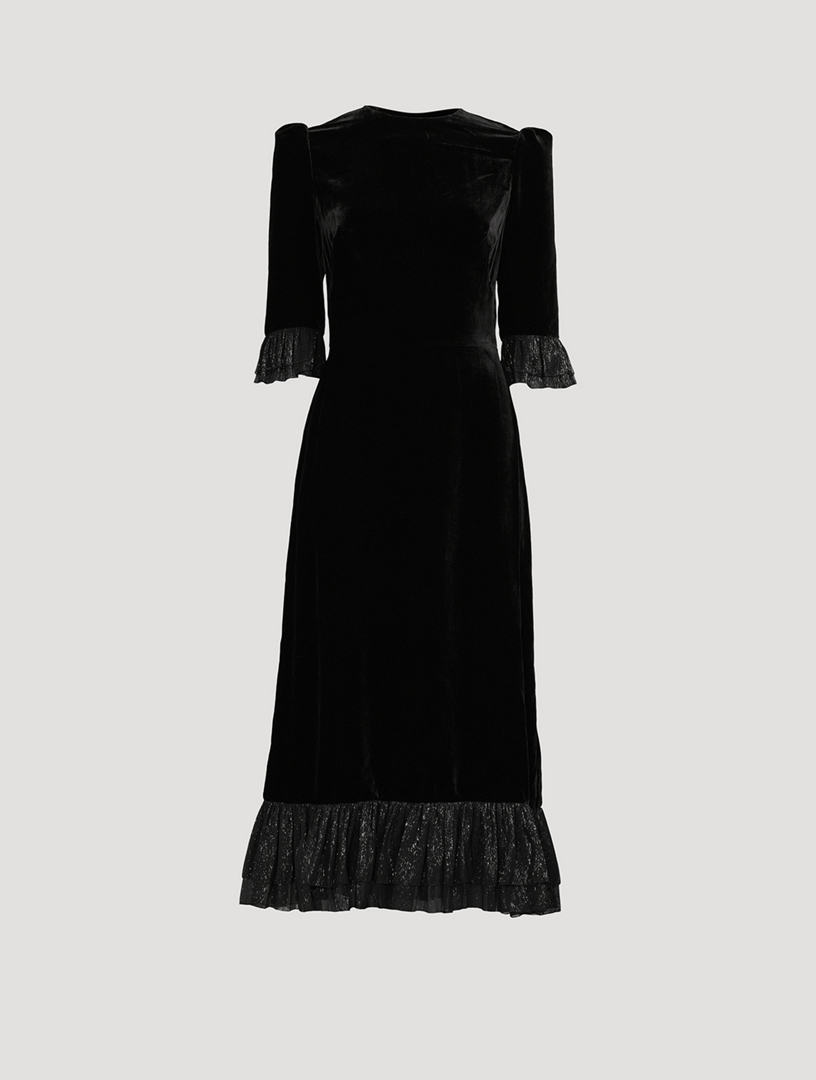 THE VAMPIRE'S WIFE The Falconetti Velvet Midi Dress | Holt Renfrew