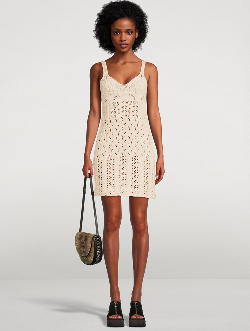 ACNE STUDIOS Crochet Mini Dress | Holt Renfrew