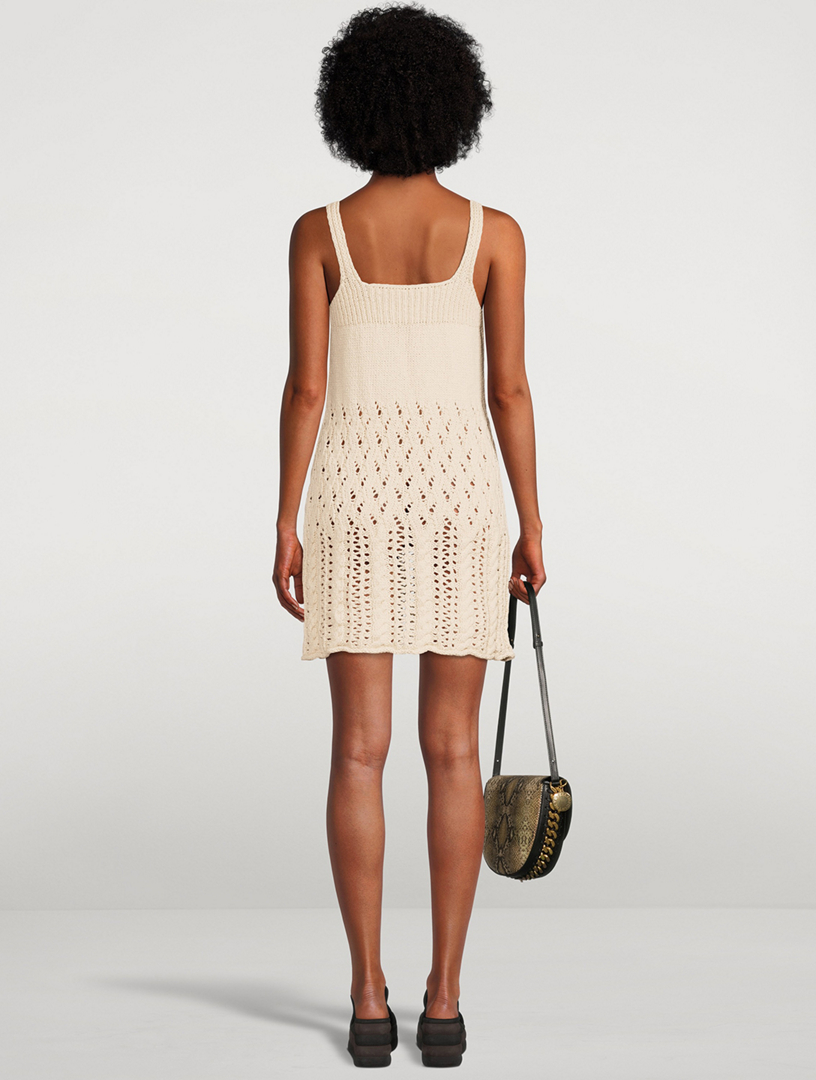 ACNE STUDIOS Crochet Mini Dress | Holt Renfrew
