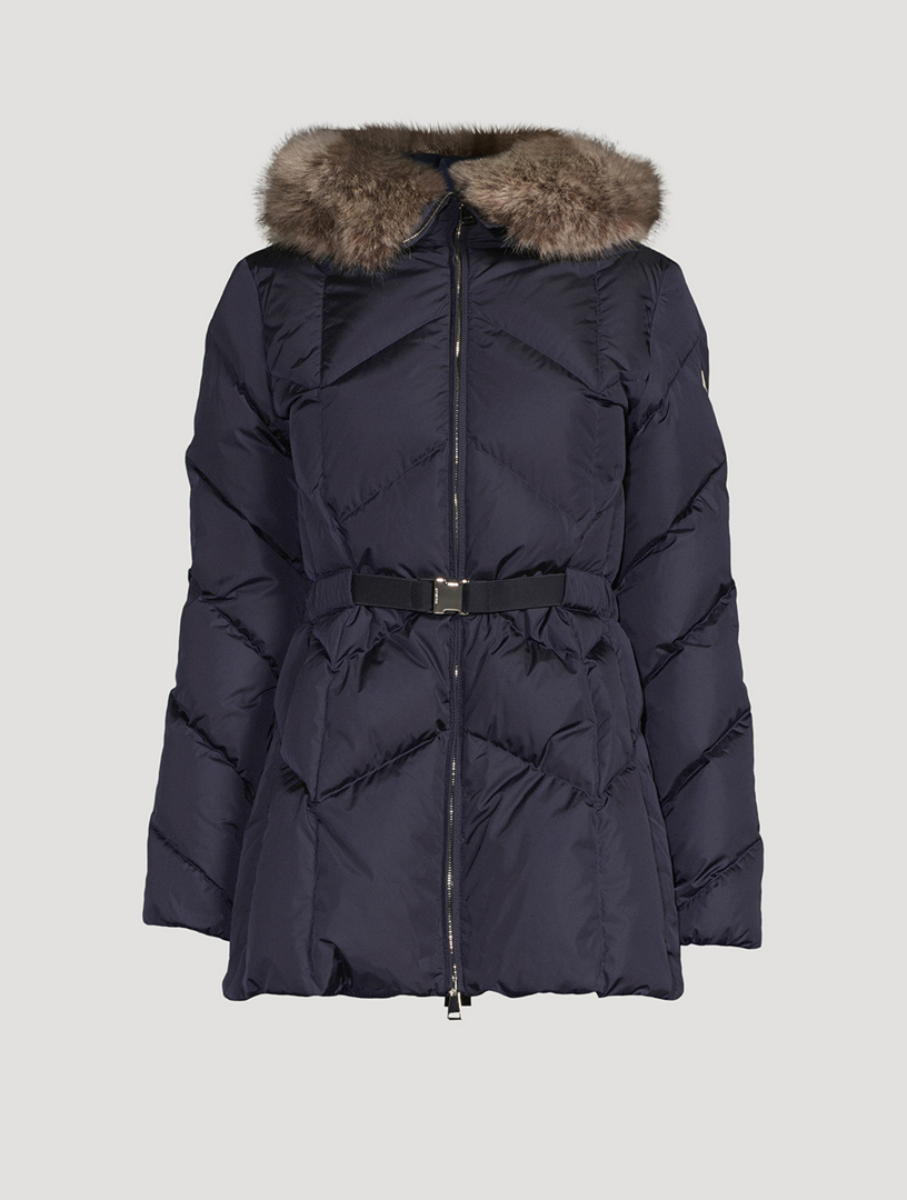 MONCLER Genin Belted Down Jacket | Holt Renfrew