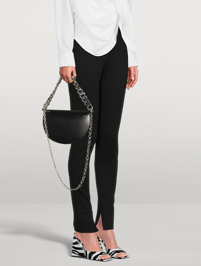 THE ATTICO Devon Leather Mules In Zebra Print | Holt Renfrew