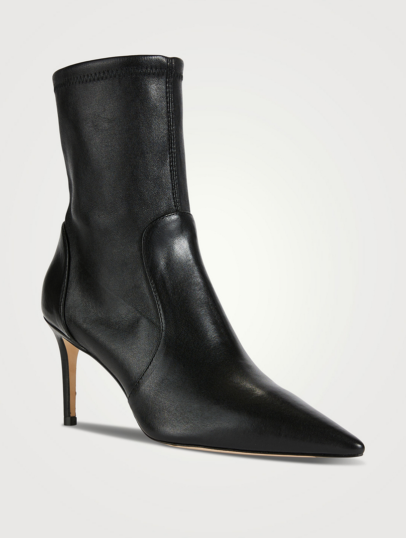 STUART WEITZMAN Stuart 75 Stretch Leather Booties | Holt Renfrew