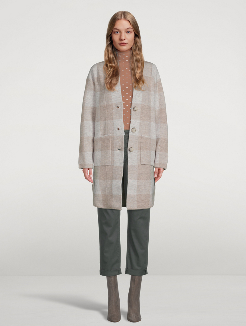 LINE Lennon Shirt Jacket In Plaid Print | Holt Renfrew
