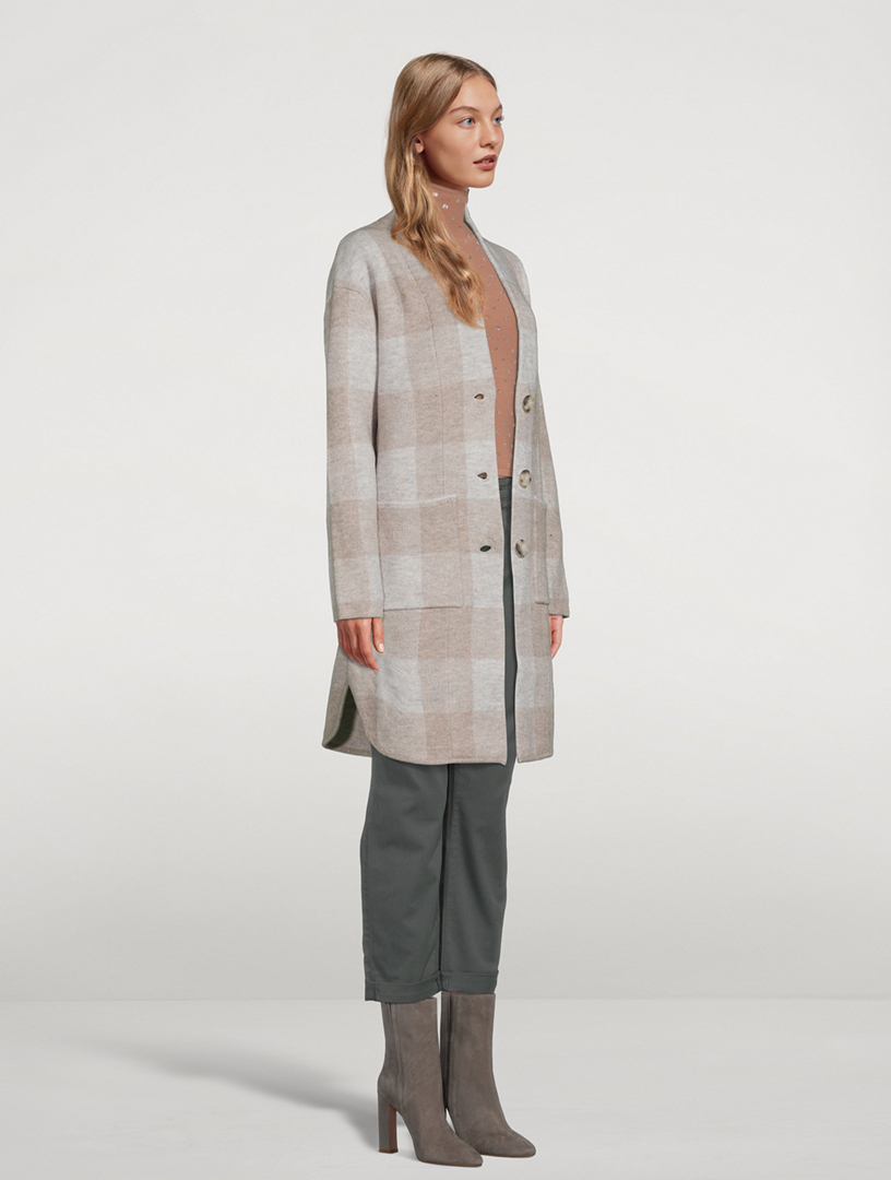 LINE Lennon Shirt Jacket In Plaid Print | Holt Renfrew