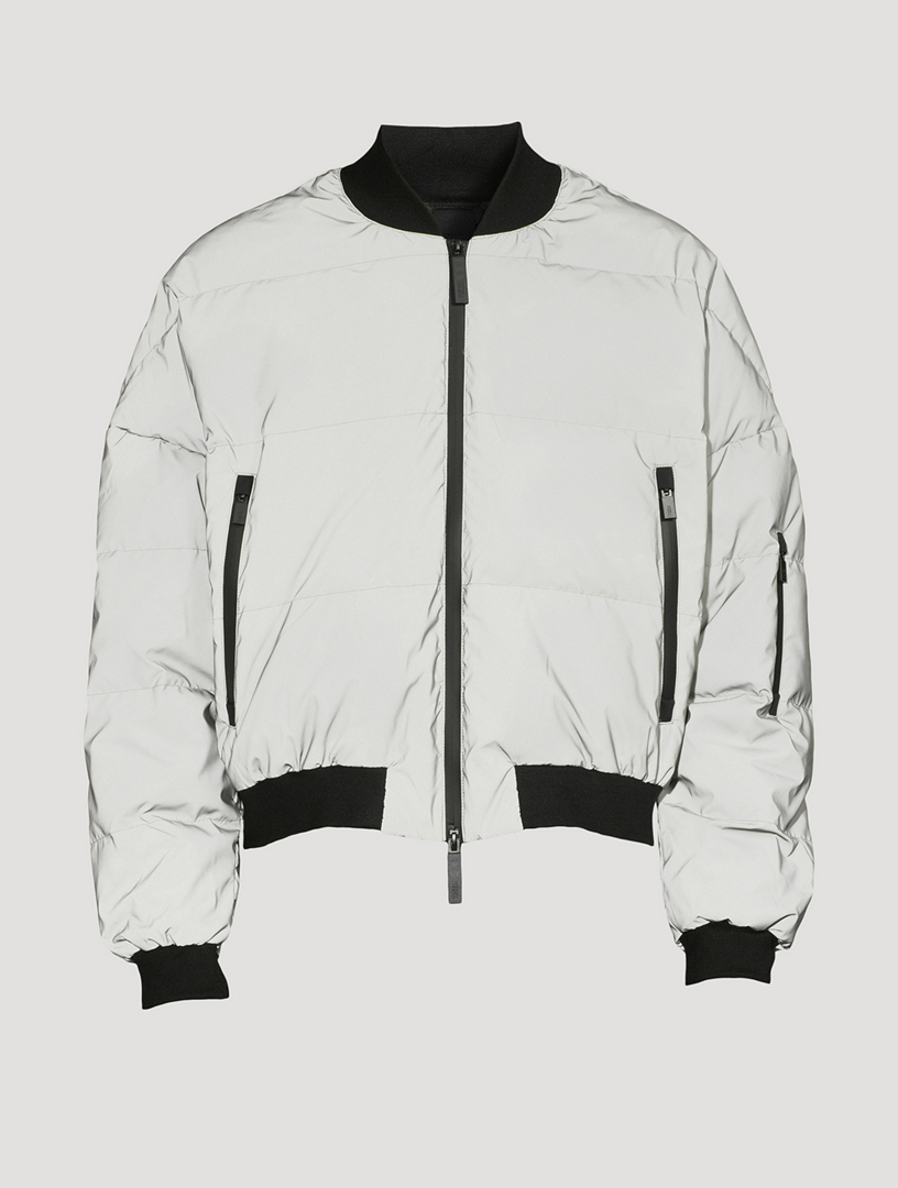 TEMPLA PROJECTS Reflective Down Bomber Jacket | Holt Renfrew