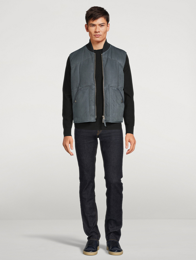 TOM FORD Light Suede Down Vest | Holt Renfrew