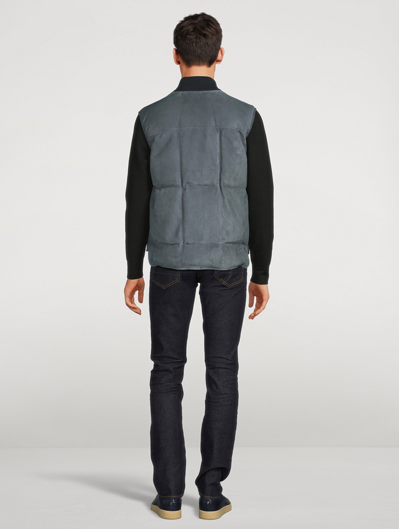 TOM FORD Light Suede Down Vest | Holt Renfrew