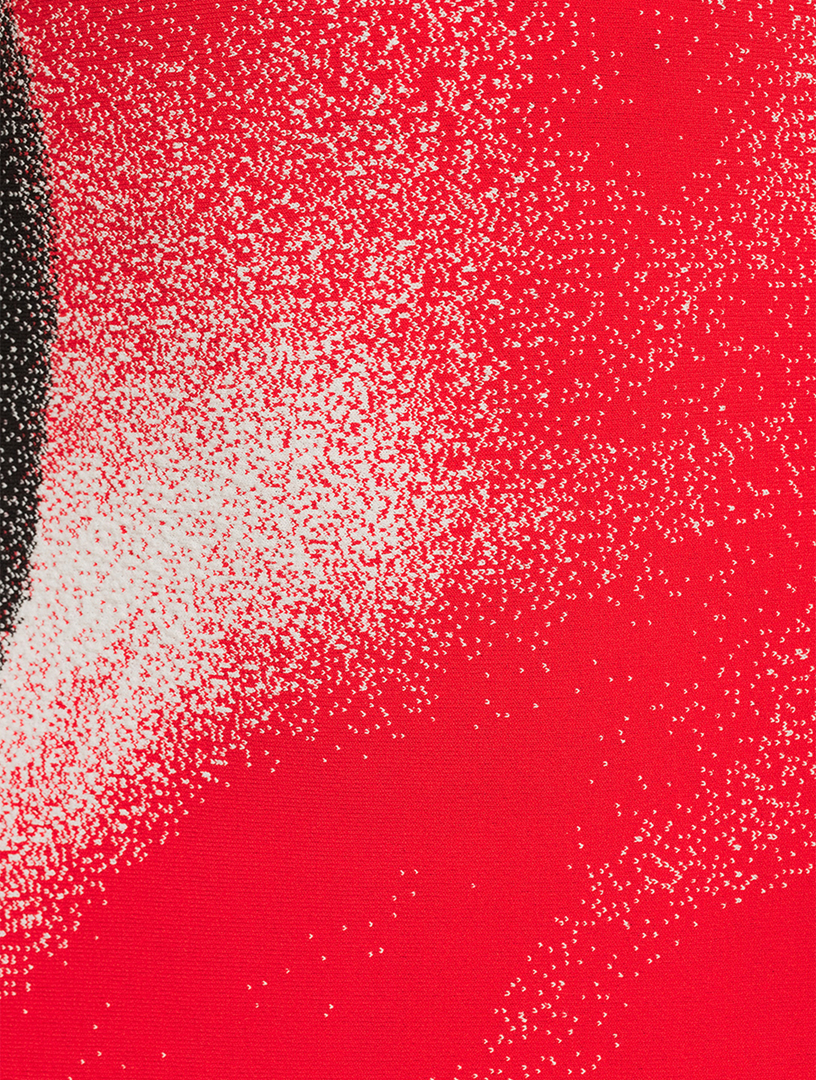 ALEXANDER MCQUEEN Mushroom Spores Jacquard Pencil Dress | Holt Renfrew