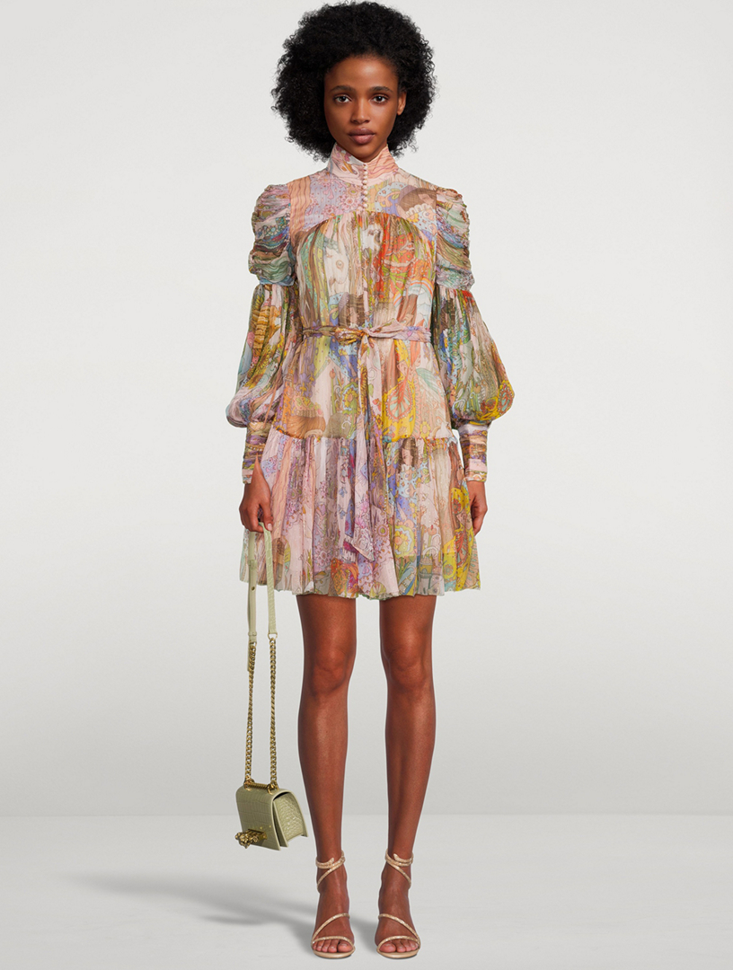 ZIMMERMANN Kaleidoscope Mini Dress | Holt Renfrew