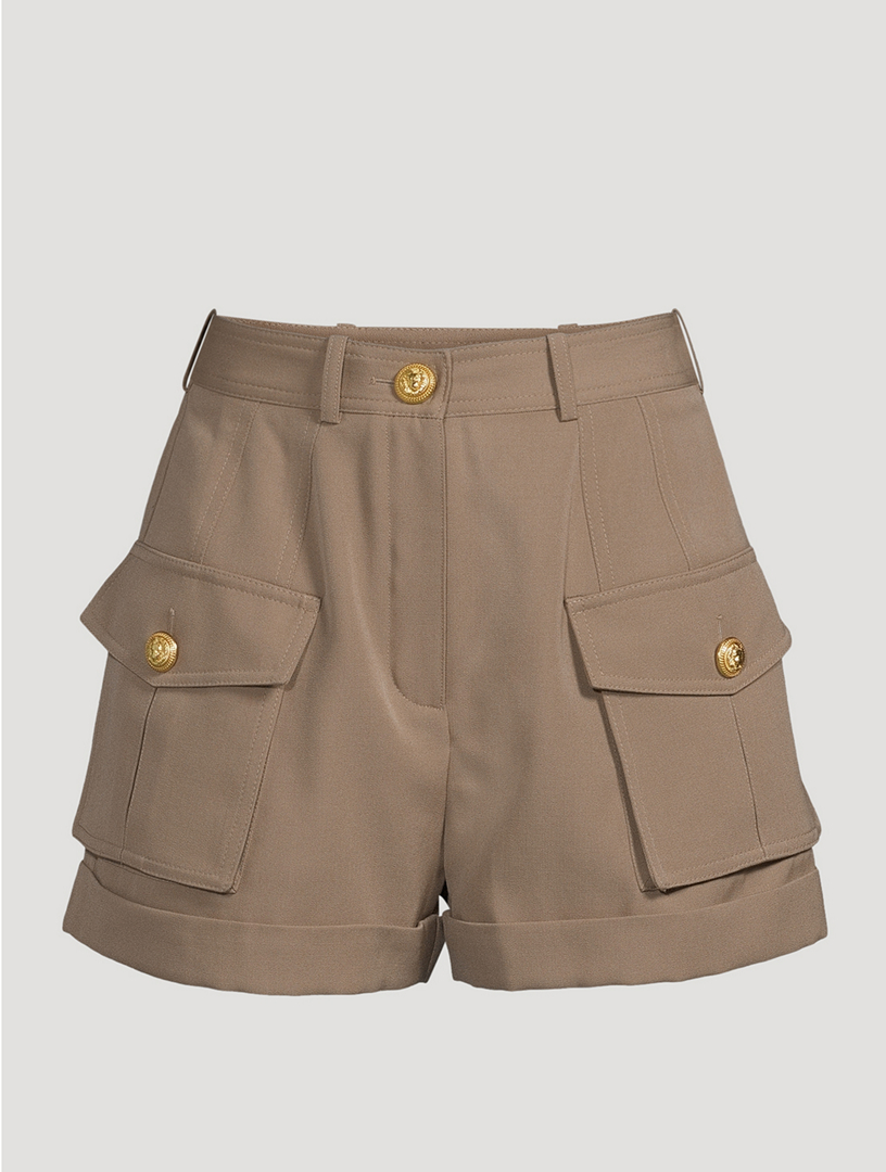 BALMAIN Grain De Poudre Cargo Shorts | Holt Renfrew