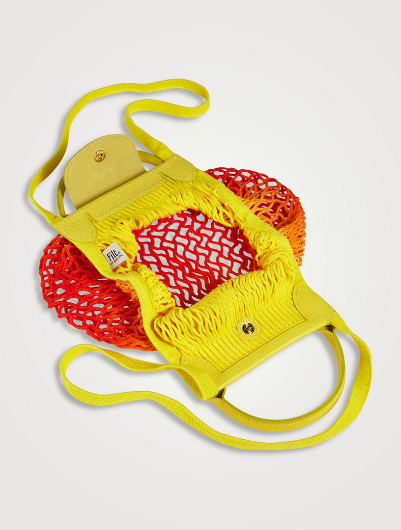 LONGCHAMP Le Pliage Filet Tie-Dye Top Handle Net Bag | Holt Renfrew