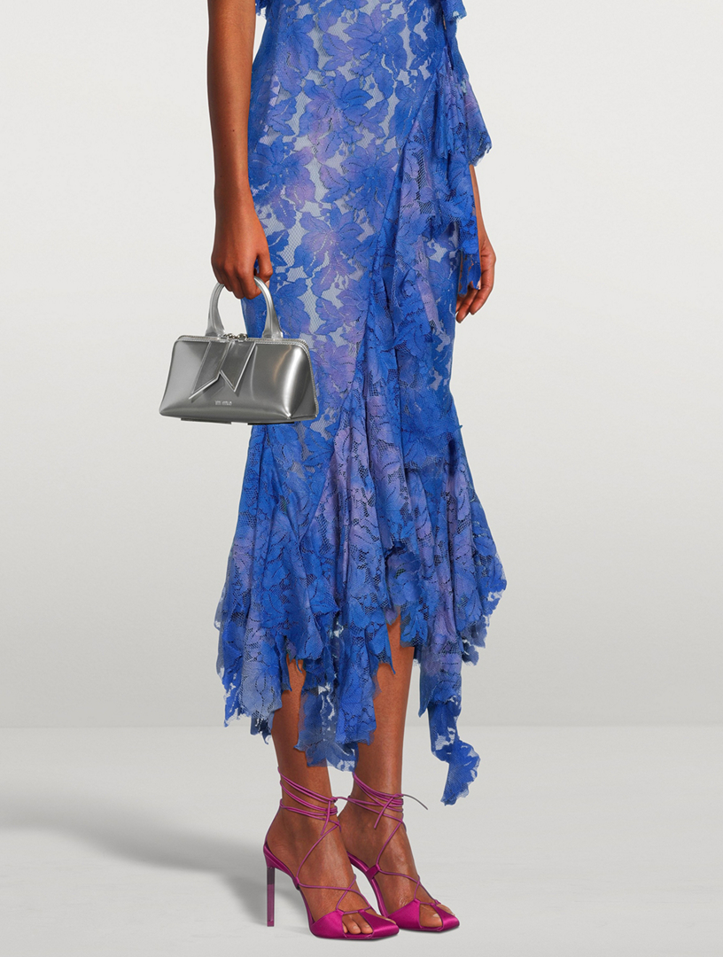 THE ATTICO Adele Satin Sandals With Ankle Ties | Holt Renfrew