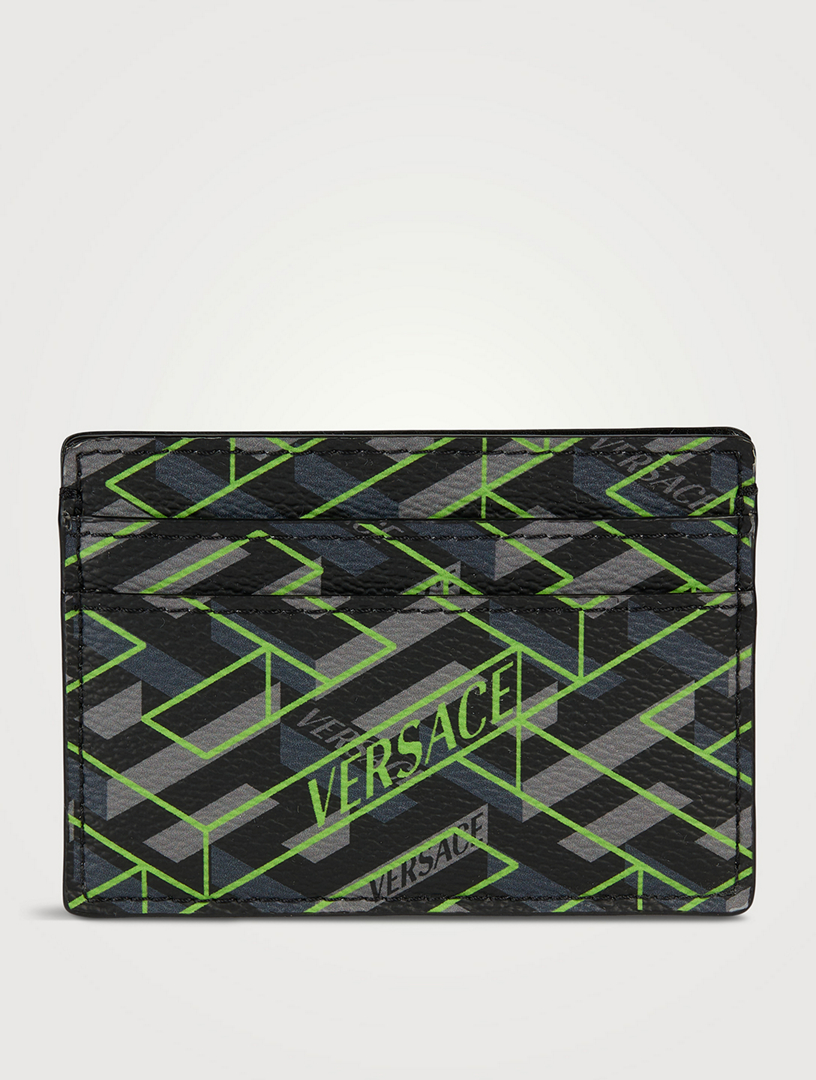 VERSACE La Greca Signature Card Case | Holt Renfrew