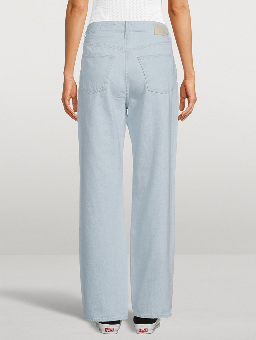 AG Clove Pintuck Straight Jeans | Holt Renfrew
