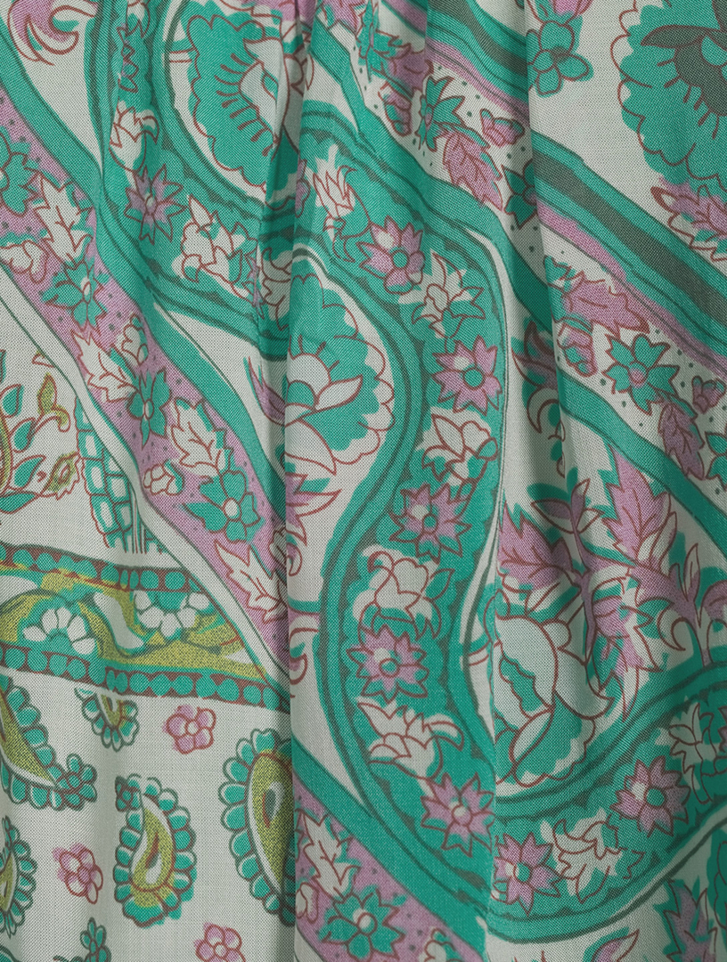 BA&SH Fenji Printed Off-The-Shoulder Top | Holt Renfrew