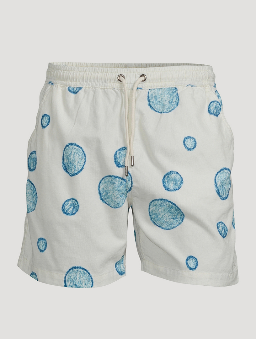 FORET Squash Corduroy Shorts In Boule Print | Holt Renfrew