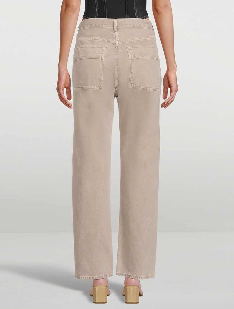 AGOLDE Cooper Cargo Straight Jeans | Holt Renfrew